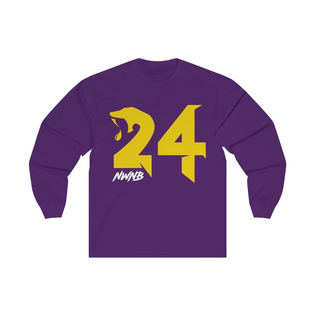 Mamba 24 Tribute Long Sleeve – NWNB Collection - No Work No Bag LLC